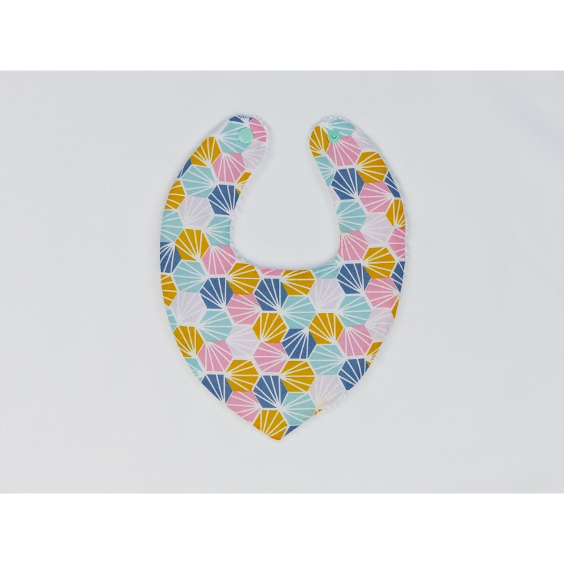 Le bavoir bandana bio, collection Origami